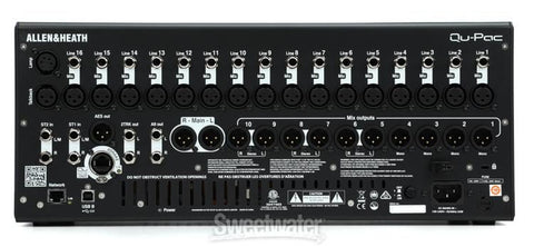 Allen & Heath - QU-PAC-32 22In/12Out Rackmountable Digital Mixer ...