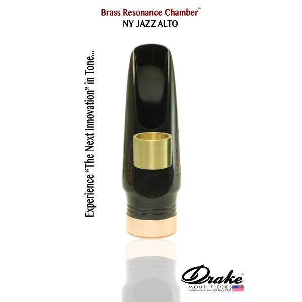 Drake Brass Resonance Chamber NY Jazz Alto Saxophone Mouthpiece ...