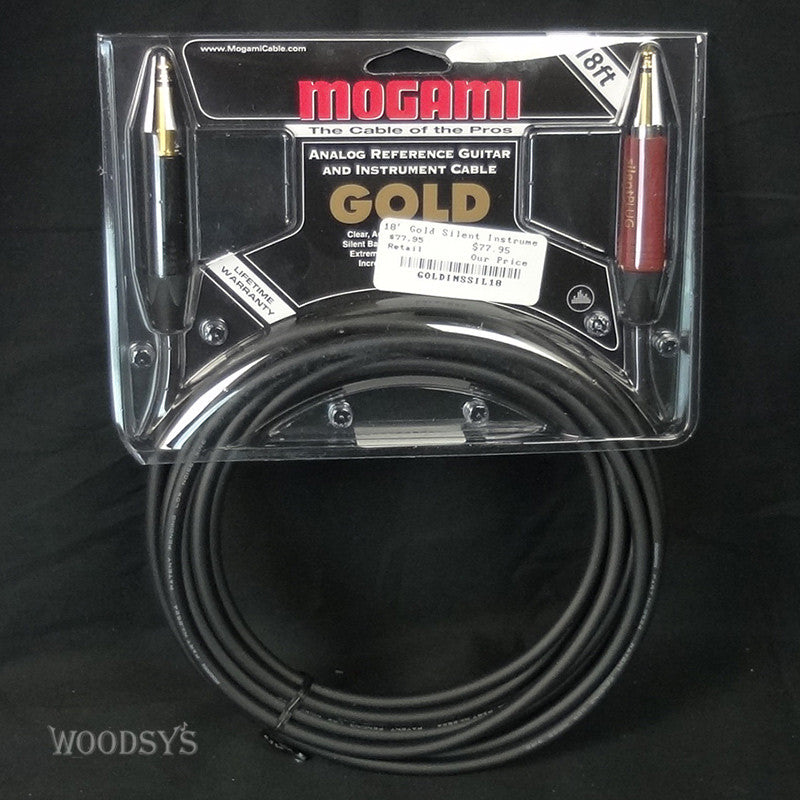 Mogami Gold Silent Instrument Cables – Woodsy's Music