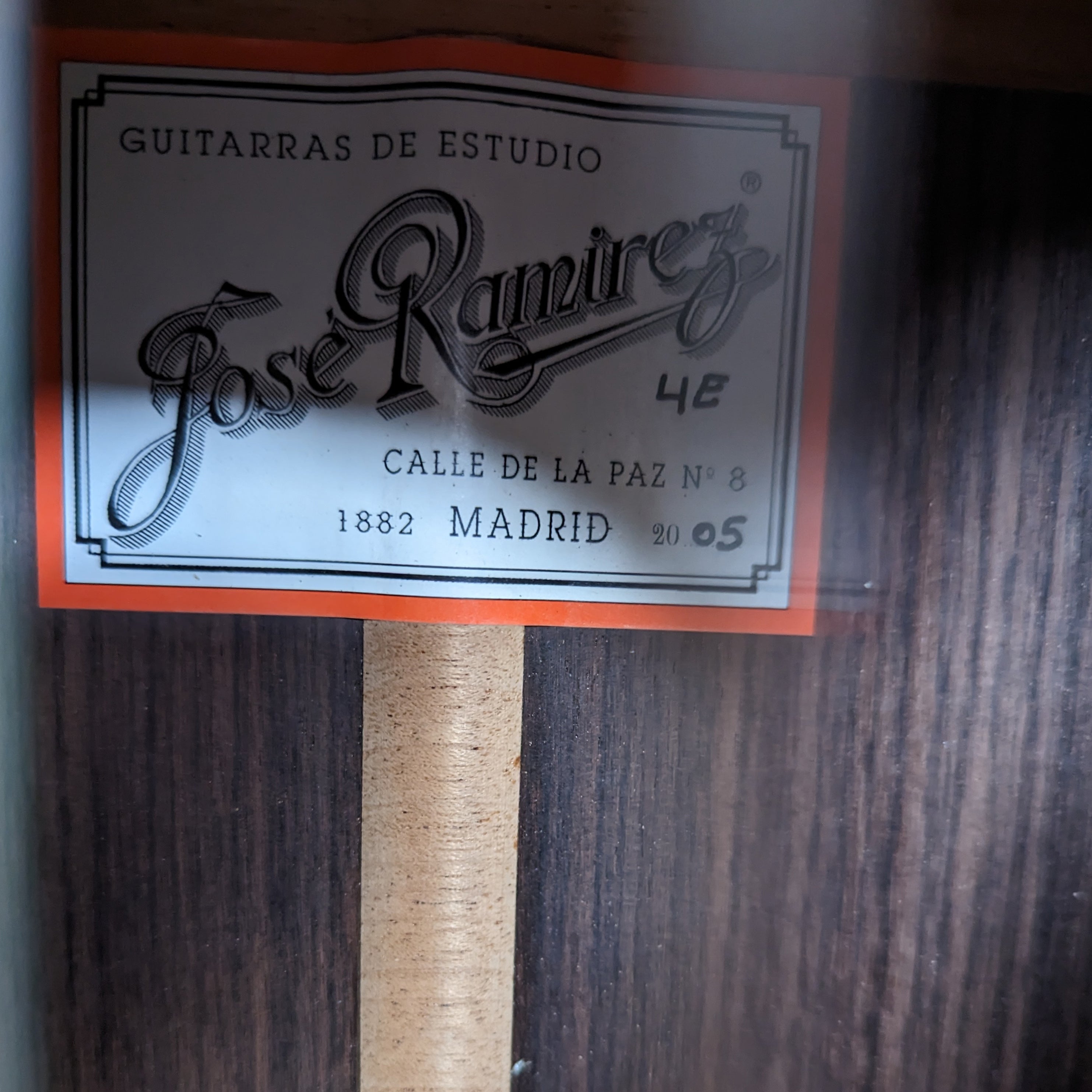 Used Jose Ramirez 4E Classical Nylon String Guitar w/ Case – Woodsy's Music